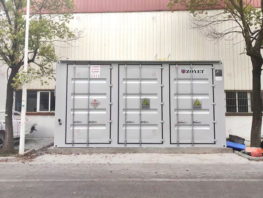 20ft Side Door Container Container Energi Surya Dengan Pintu Pembukaan Sisi